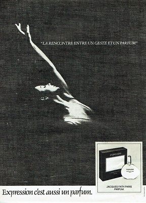 publicité Advertising 0323 1980 Expression entre geste et parfum ...