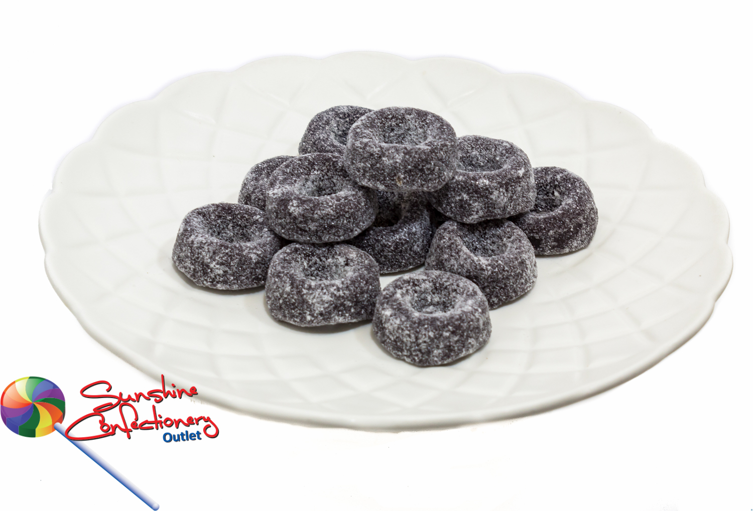 Aniseed Rings - 875g - Bulk Gummy Lollies, Sweets Australian Made POST ...
