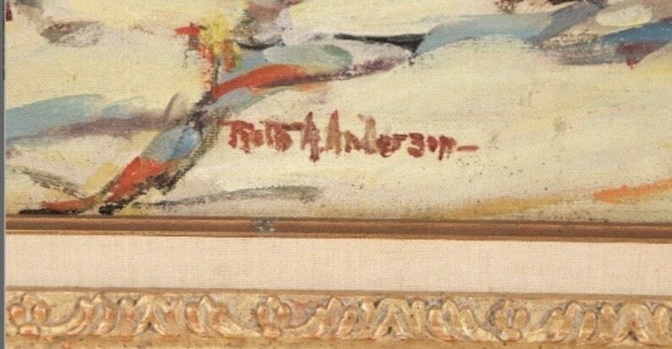 Ruth A. Anderson (American, 1891-1957), Oil on Canvas | eBay