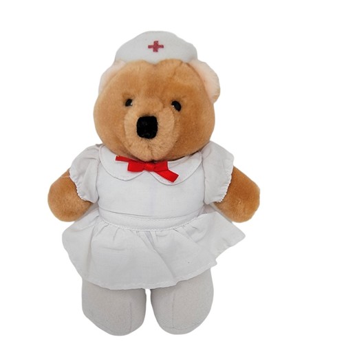 Vintage 1985 Dakin Nancy Bear Nurse with Uniform & Hat Retired 8" | eBay