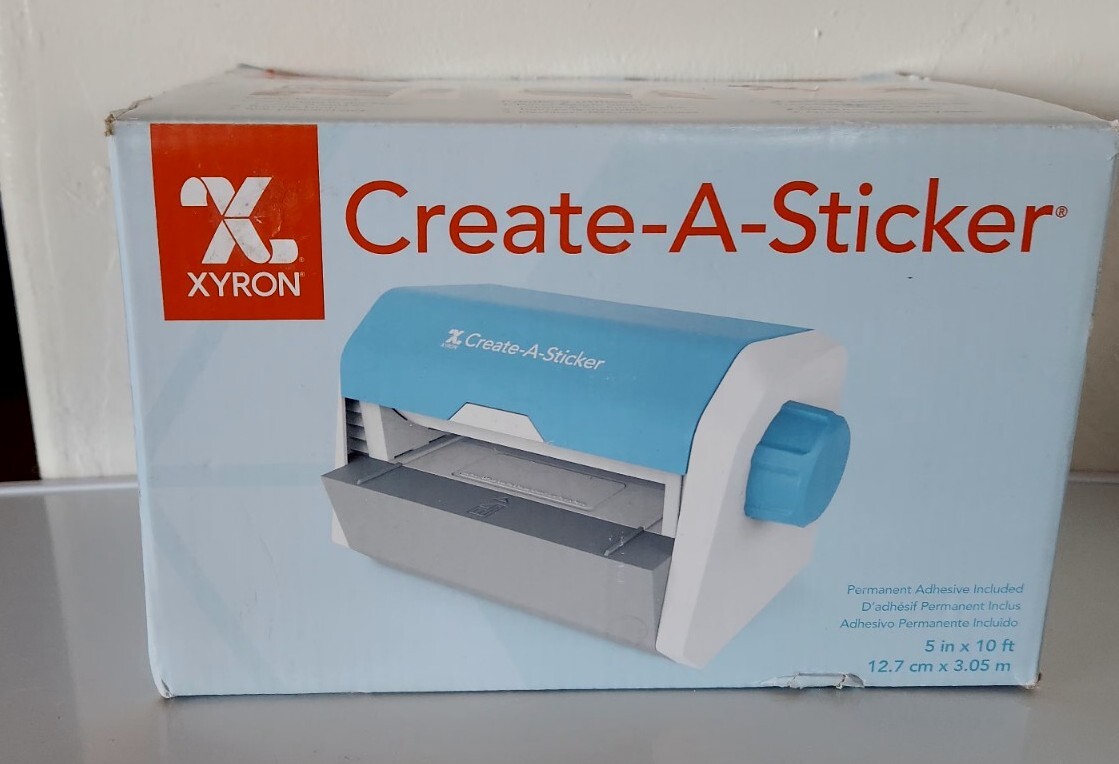 NEW Xyron Easy To Use Create-a-Sticker, 5", Sticker Maker, Machine ...