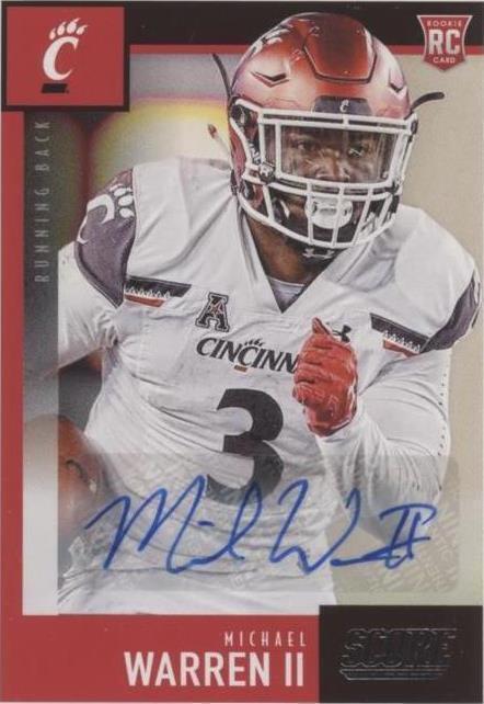 2020 Score - Rookies Michael Warren II #389 Signatures (AU, RC) for ...