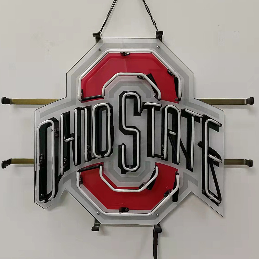 HD Printed Ohio State Neon Sign For Home Bar Pub Club Restaurant Home ...