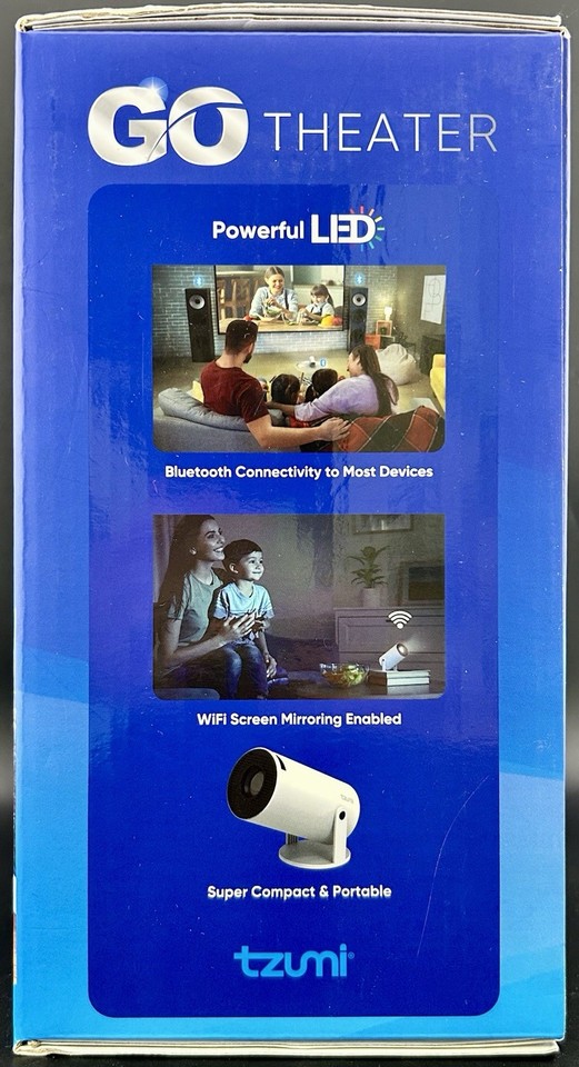Tzumi Go Theater LED Home Cinema Projector - BRAND NEW SEALED! | eBay
