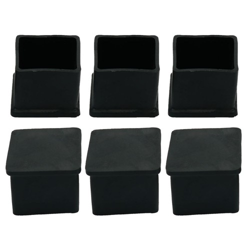 Chair Leg Caps Furniture Feet Slider Desk Floor Protector 6pcs 1"x1 ...