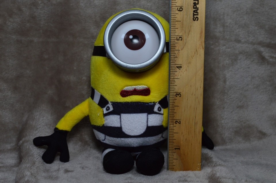 Minion Jail Plush Ty Carl Toy Despicable Me 3 One Eye Stuffed Animal ...