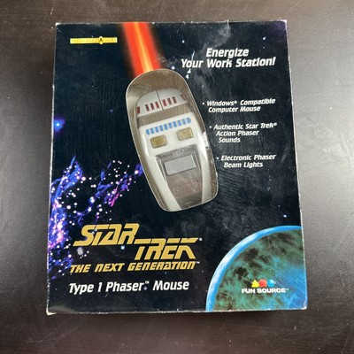 Star Trek The Next Generation TNG Type 1 Phaser Mouse+Disc Trekkie 1997 ...