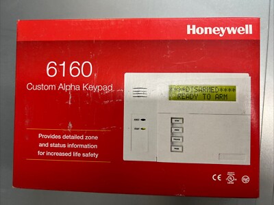 Honeywell Home 6160 Custom Alpha Keypad (NEW) | eBay