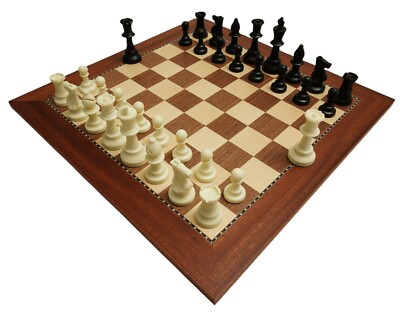 CAMBOR TOURNAMENT CLUB CHESS with WOOD CHESS | eBay