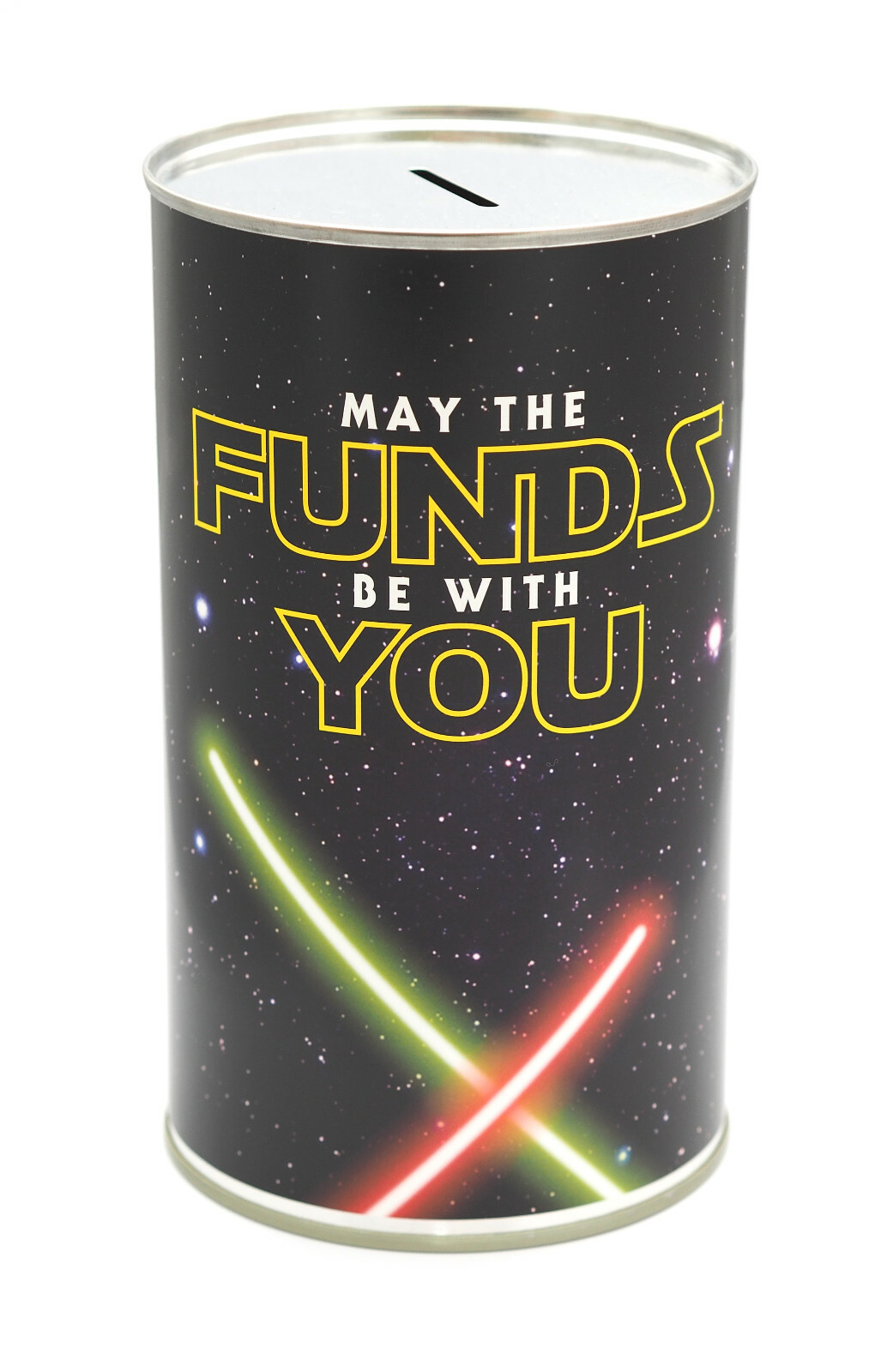 May the Funds Be with You - Large 17.5cm Savings Tin Star Money Box ...