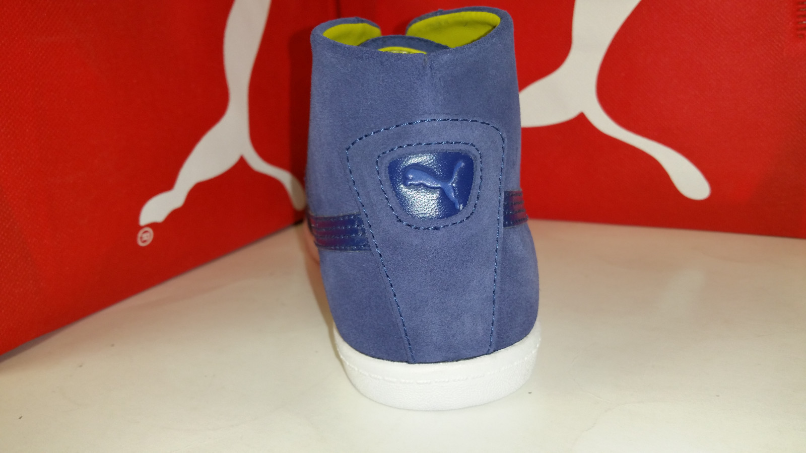 PUMA Women's Glyde Mid Top Shoes Size 6-10 Grey Pink / Blue Lavender | eBay