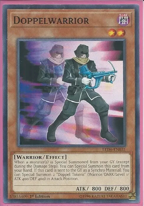 Yugioh - Doppelwarrior - 1st Edition Card | eBay