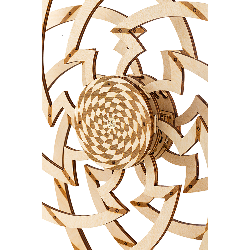 Wood Trick Hypnotic Vortex Wooden 3d Mechanical Model Kit Puzzle Toy ...