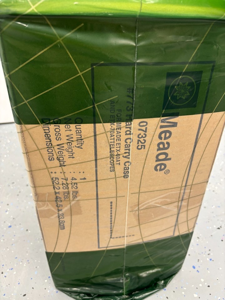 Meade #773 ETX-60AT ETX-70AT Hard Case NEW IN UNOPENED BOX | eBay