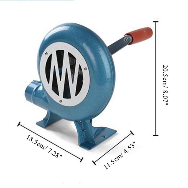 Hand Crank Fan Air Blower Manual Grill Starter Cooking Tool | eBay