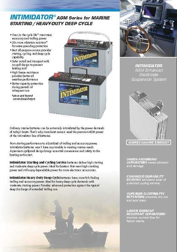 DEKA GENUINE NEW 8A24M Marine AGM Battery 800Amp Cranking Power (Group 24M) | eBay