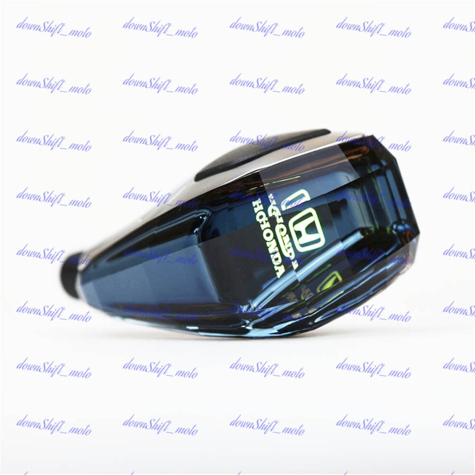 Crystal Handle Touch Motion Activated LED Car Gear Shift Knob Shifter ...