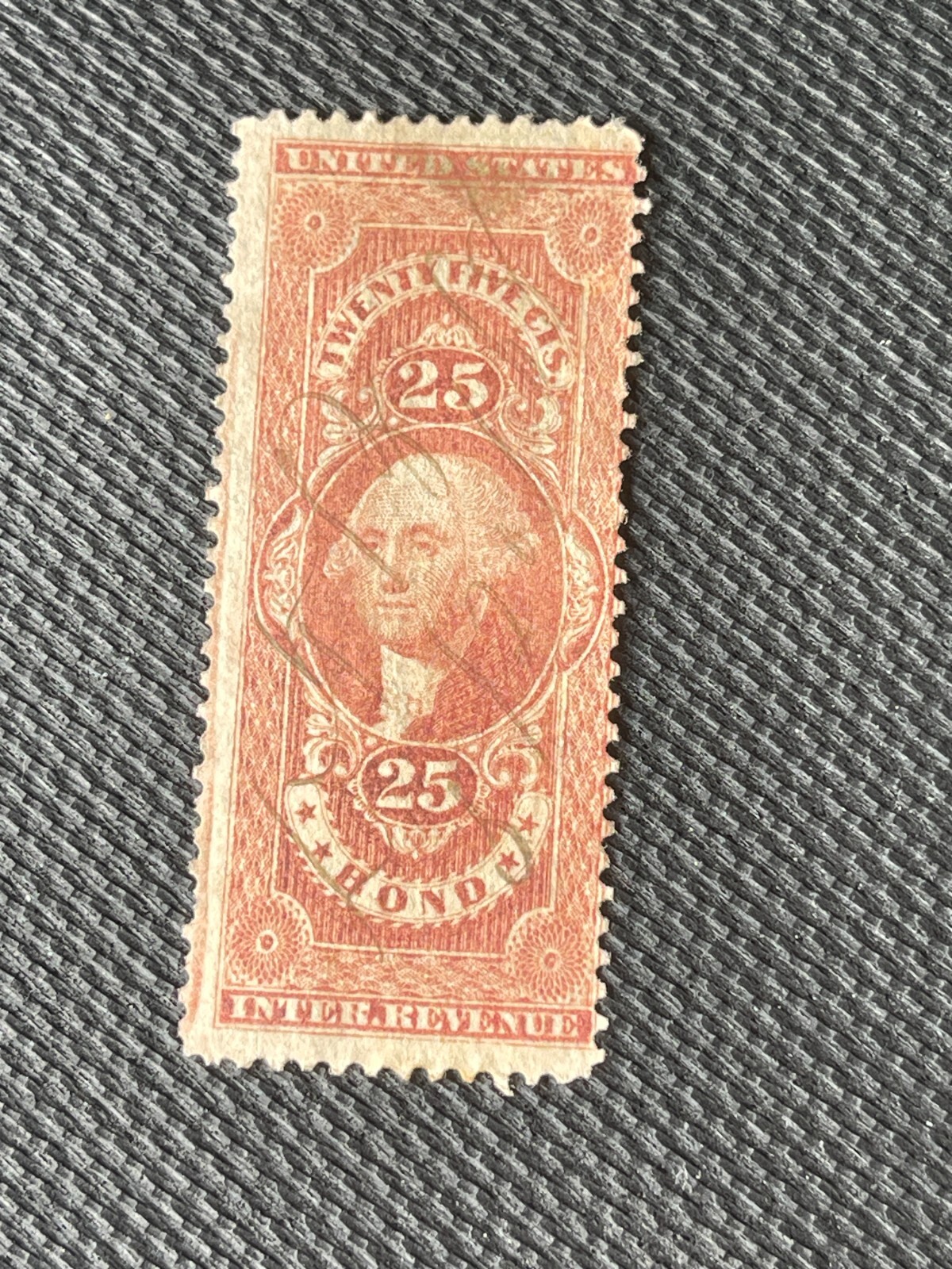 US Bond Revenue Stamp Scott #R43c Used c.1862-71 | eBay