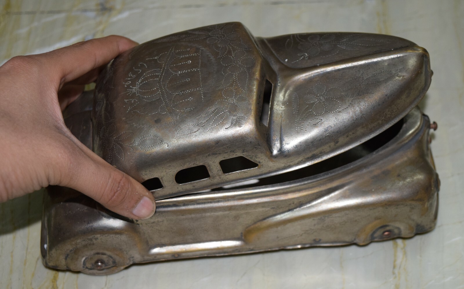 Betel Motor Car Antique Model Patent No 75086 Vintage Brass Collectible ...