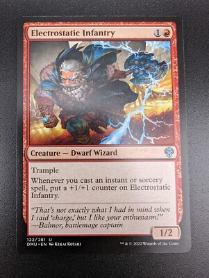 Magic the Gathering ELECTROSTATIC INFANTRY Dominaria United #122 | eBay