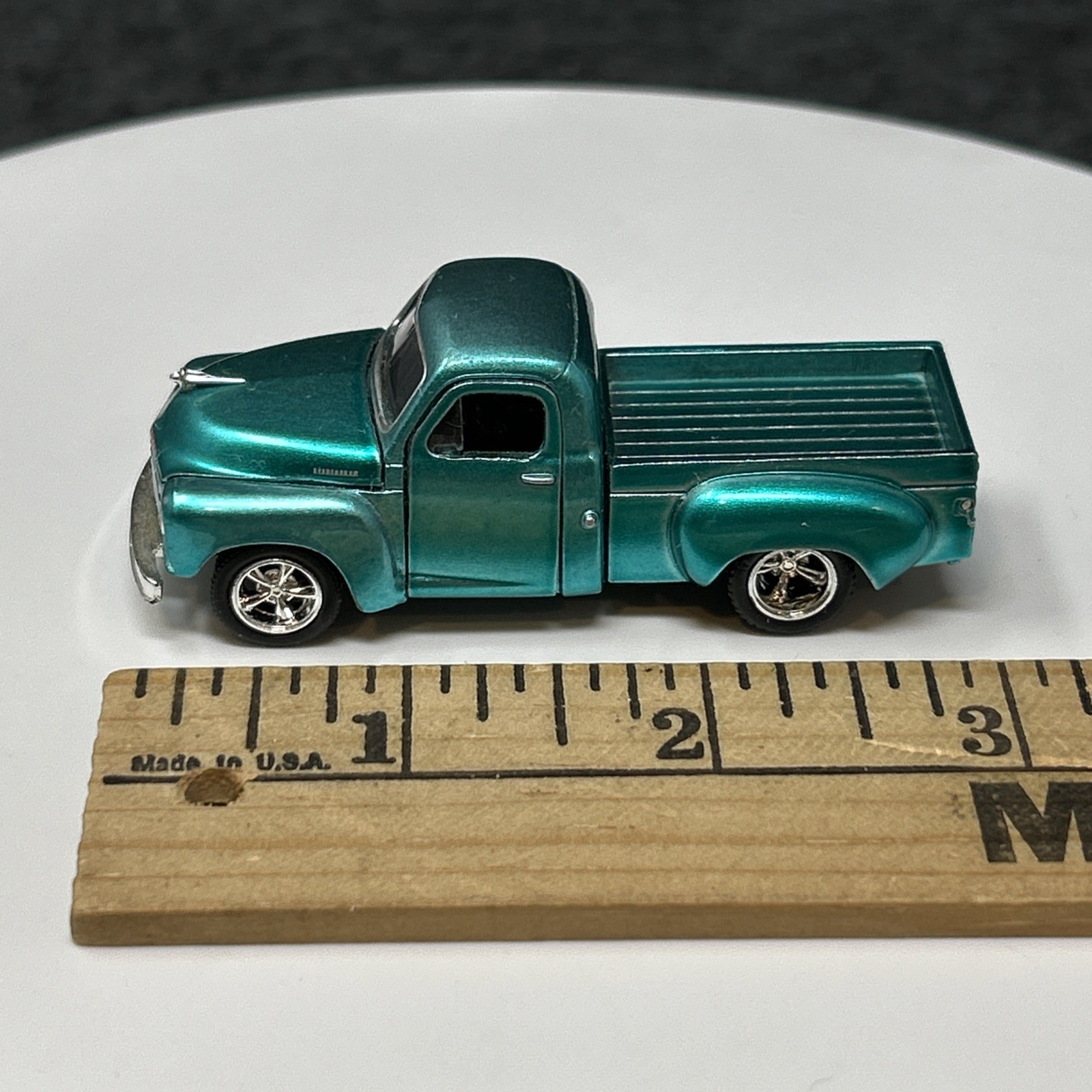 2010 Studebaker Pickup Truck Diecast Model Metallic Teal Mini ...