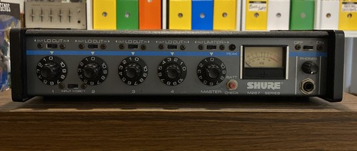 Shure M267 Vintage Mic Preamp Limiter Professional Microphone Mixer ...