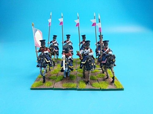 28mm Napoleonic painted French Polish Lancers Imperial Guard Fre23 | eBay