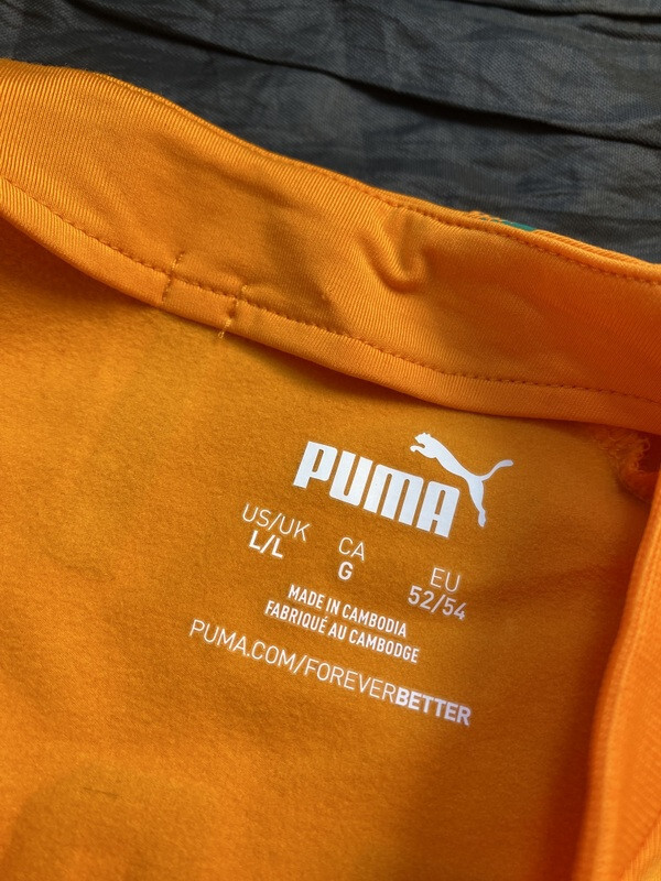 Ivory Coast training LONG SLEEVE jersey shirt PUMA Côte d'Ivoire adult ...