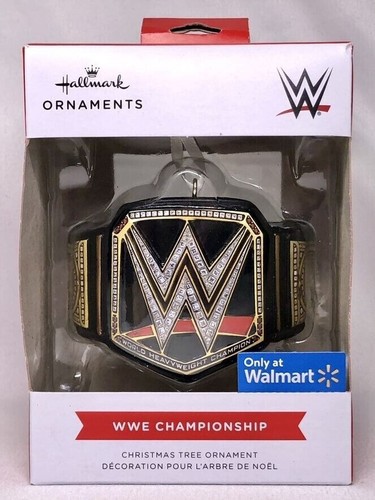 NEW Hallmark WWE Championship Belt Ornament Exclusive Christmas NEW | eBay