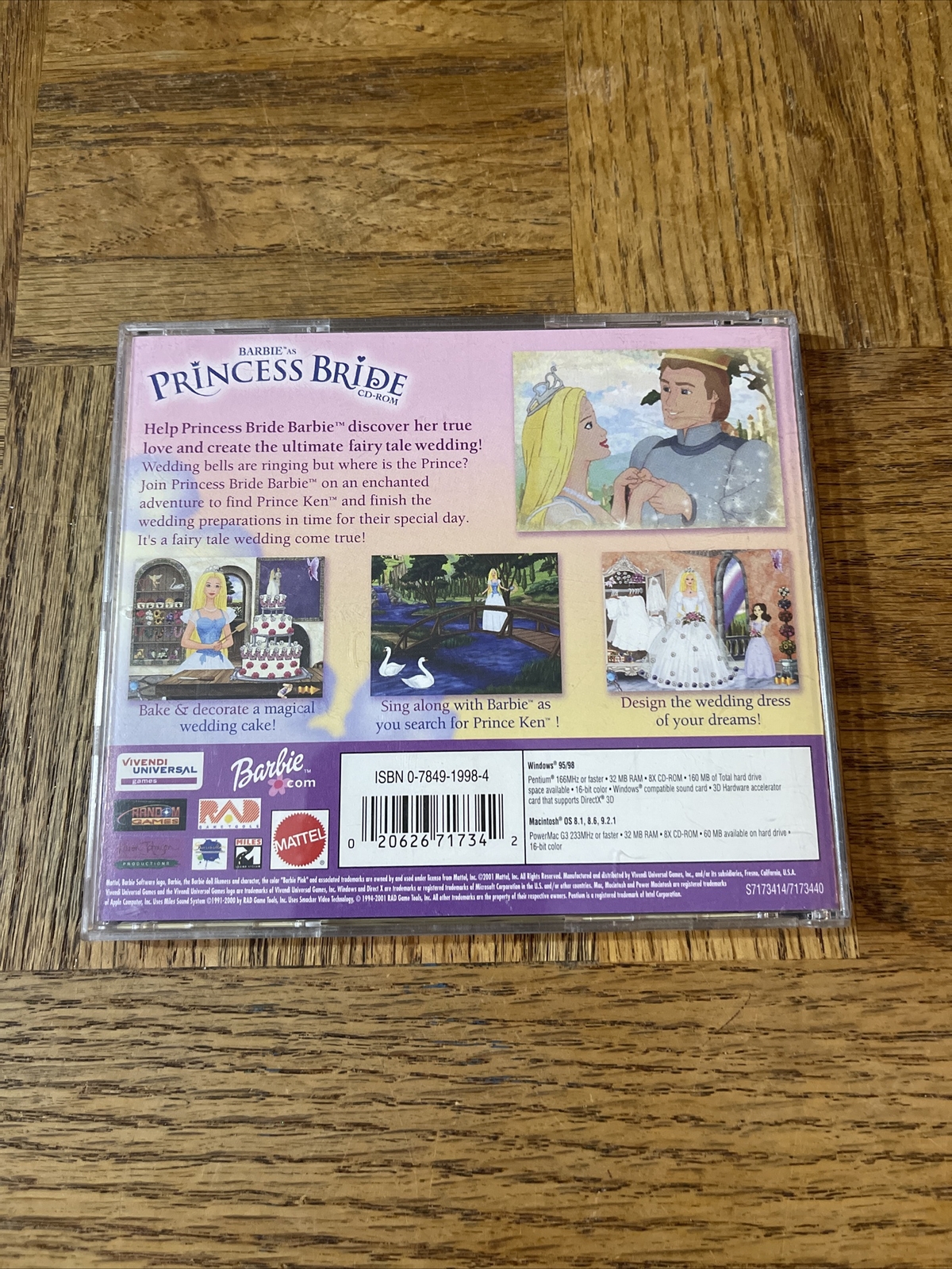 Barbie Princess Bride PC Game | eBay