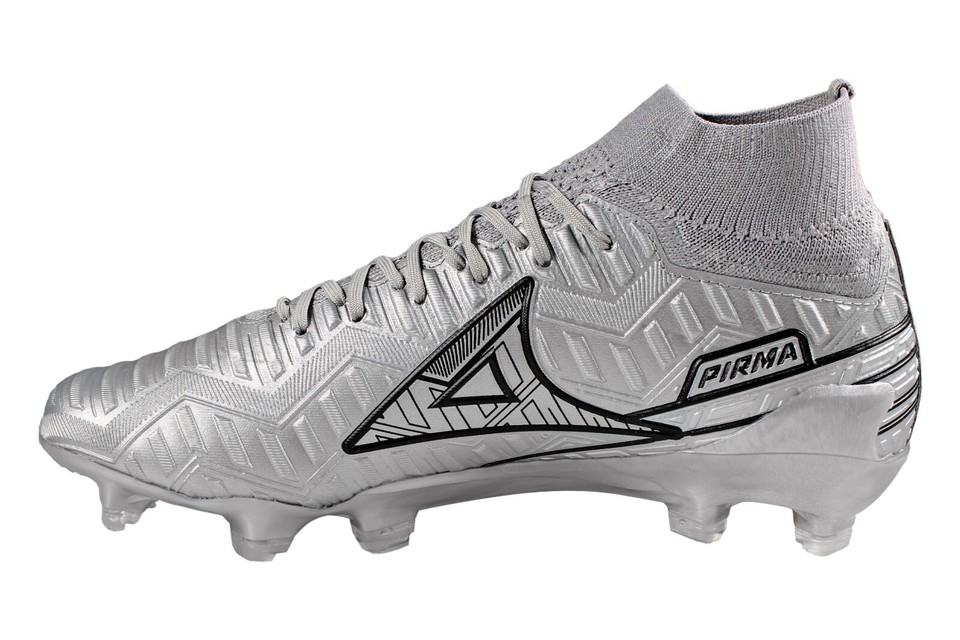 Pirma Men's Soccer Cleats Firm Ground Skin Gamer Pro 3030 Color Silver ...