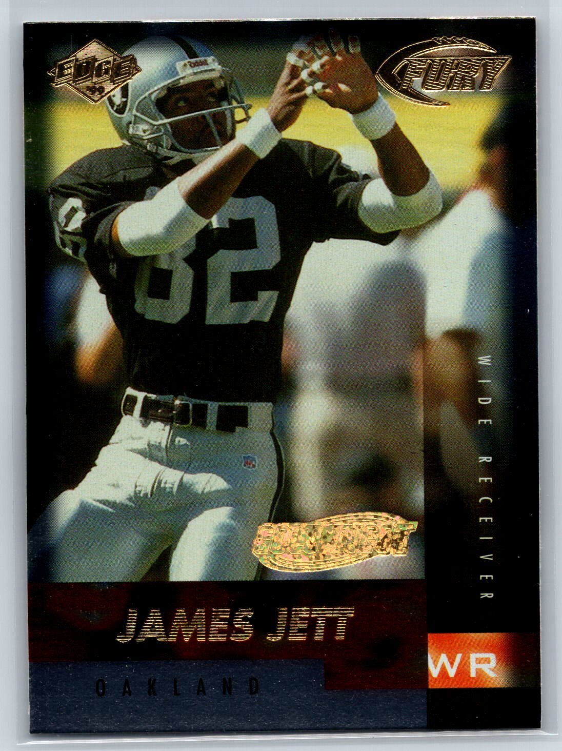 1999 Collector's Edge Fury James Jett Gold Ingot Parallel Oakland ...
