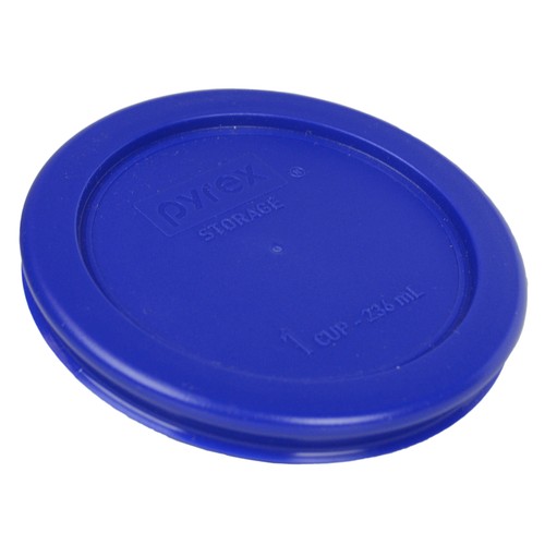 Pyrex 7202-PC 1 Cup Round Plastic Cadet Blue Storage Lids 10PK for ...
