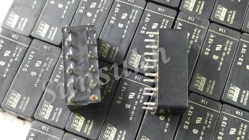S2-12V DC RELAY SDS MAKE X 5PCs | eBay
