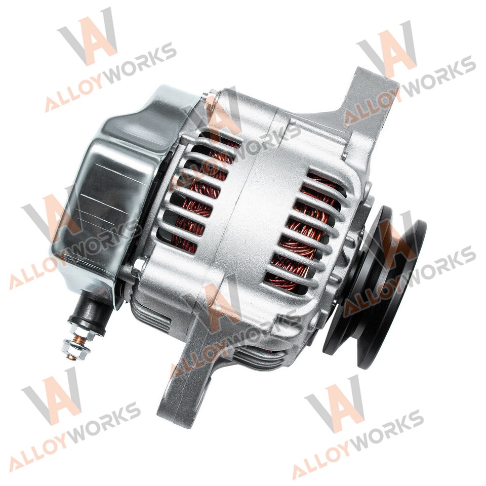 12V 70A Mini Alternator 1 Wire Hook Up FOR Street Rods Hot Rods Race ...