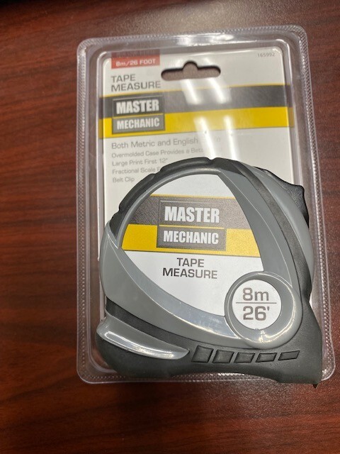 165992 8m/26' Foot Master Mechanic tape measure | eBay