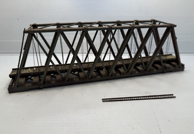 Vintage Campbell Scale Models 305-695 HO Howe Truss Bridge Assembled ...