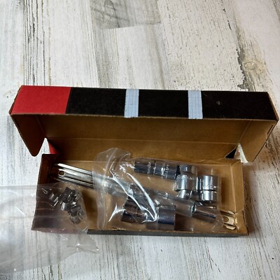 BLACKHAWK PROTO 3/8" DRIVE MADE IN USA 9-PIECE SOCKET SET & RAIL SAE 12 ...