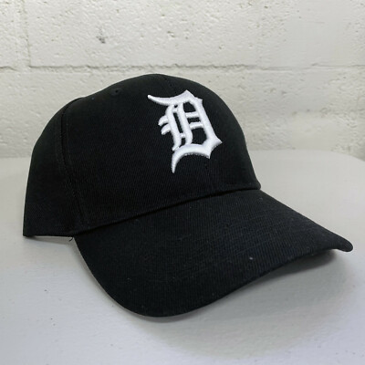 Detroit Tigers Cap Hat Embroidered Adjustable Curved Men DET | eBay