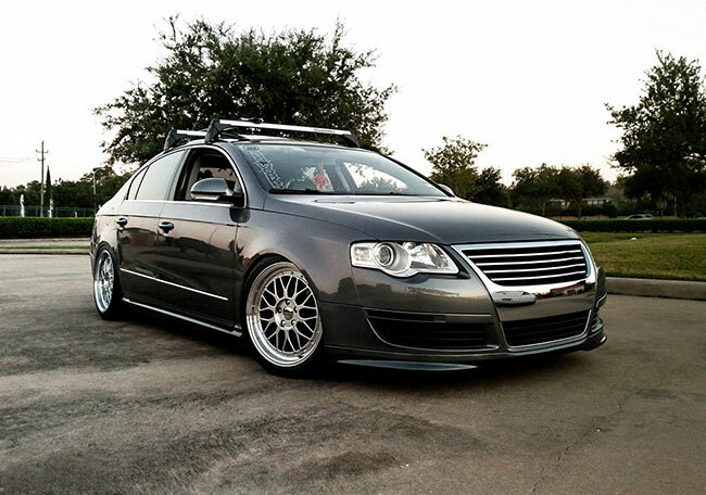 Lowered B6 Passat