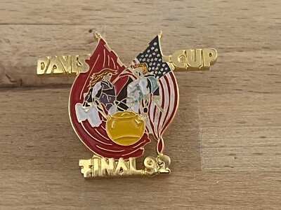PINS PIN TENNIS FINAL 92 COUPE DAVIS RARE | eBay