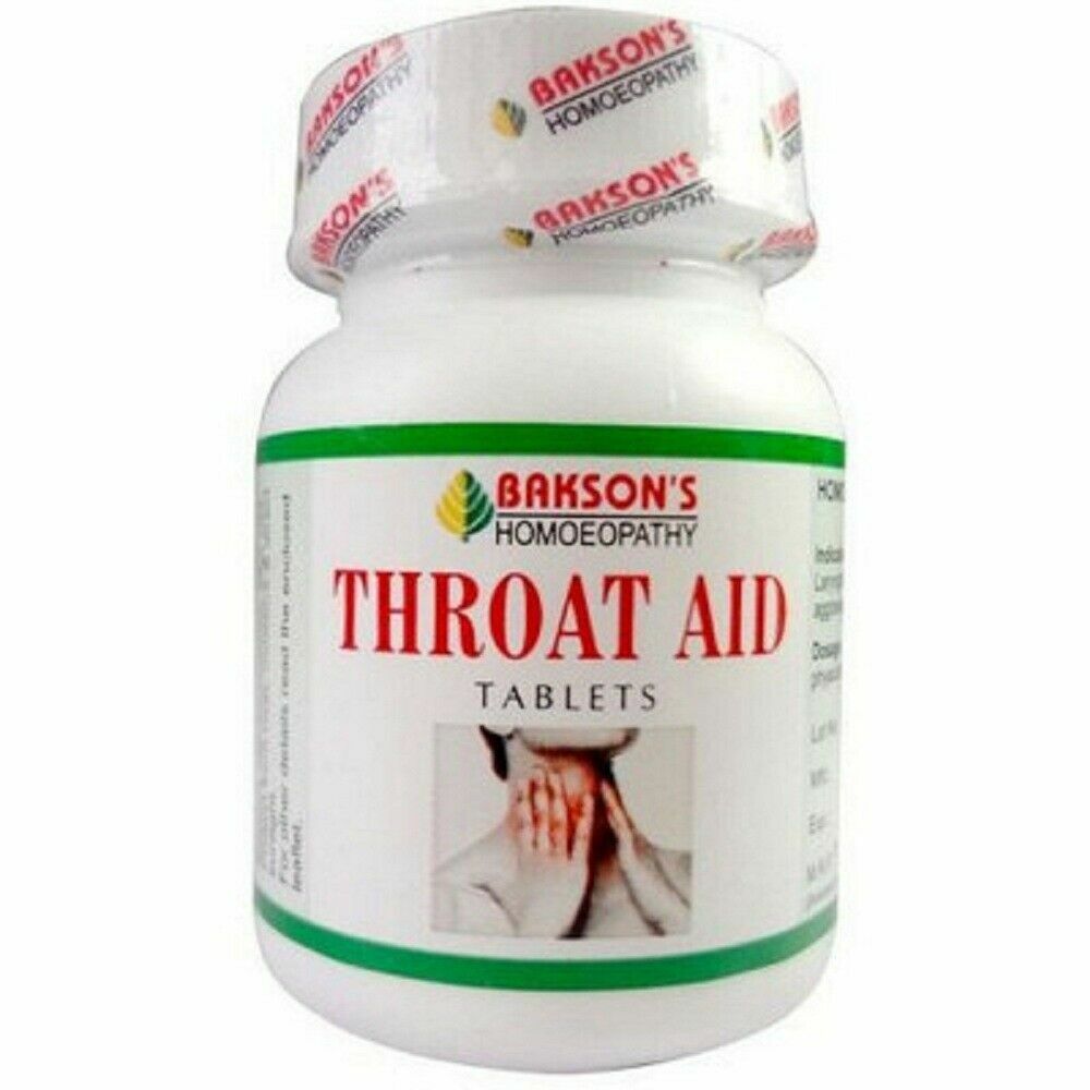 Bakson Throat Aid Tablets (75tab), Sore Throat, Hoarseness with Loss of ...