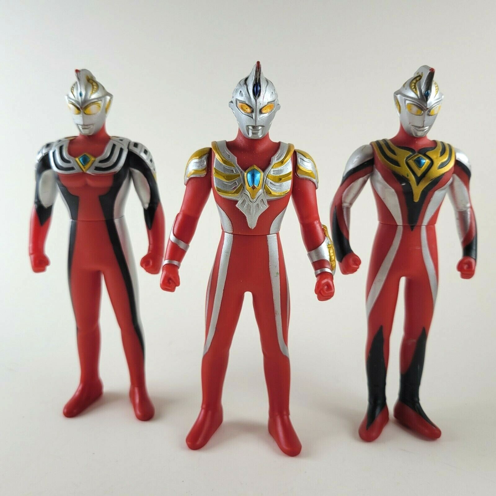 Ultraman Max Justice Ultra Hero Series Set Crusher Mode Figure Bandai 6 ...