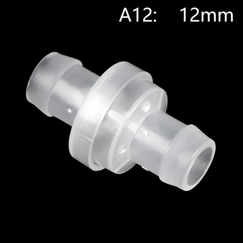 Plastic One Way Check Valve Inline Non Return Fuel Gas Liquid Water Air ...