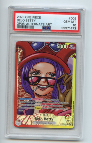 Belo Betty (Alt Art Leader) OP05-002 Awakening of the New Era-PSA 10 ...
