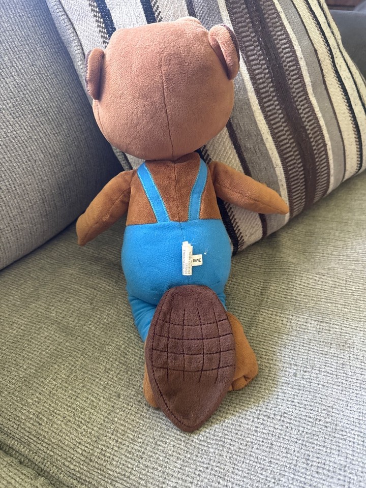 Gund Busy Beavers Billy Beaver Stuffed Animal 14" Plush 2015 Dave ...