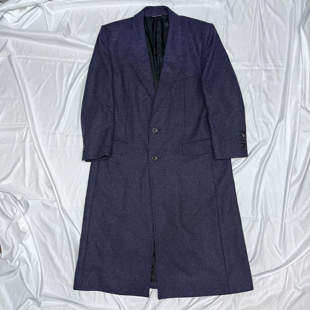 John Lawrence Sullivan Long Purple Wool Chester Coat Size 48 John Lawrence Sullivan Long Purple Wool Chester Coat Size 48