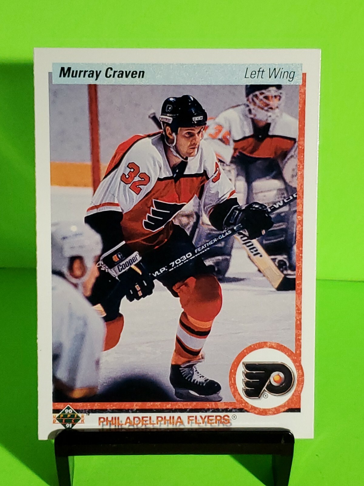 1990-91 Upper Deck Murray Craven Philadelphia Flyers #6 NHL Left Wing ...