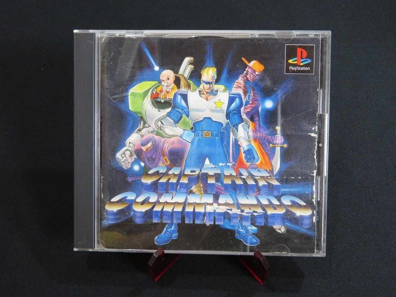 Tested CAPTAIN COMMANDO SONY Play Station PS1 Action game 1998 made in ...