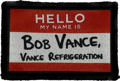 Bob Vance, Vance Refrigeration Morale Patch Funny Tactical Military USA ...
